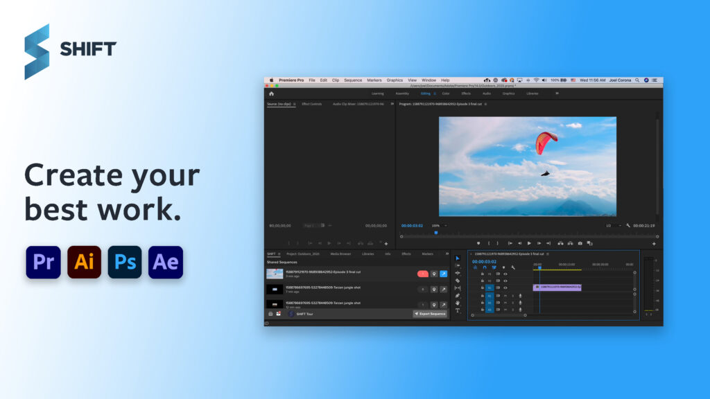 SHIFT Panel for Adobe Creative Cloud