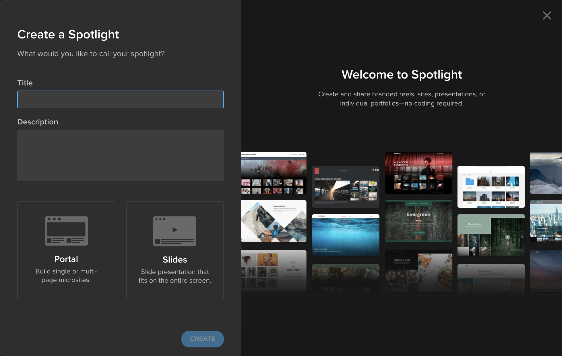 New Spotlight templates and dynamic text in presentations