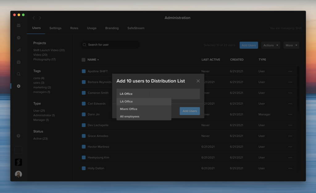 New ways to create, manage, and share distribution lists