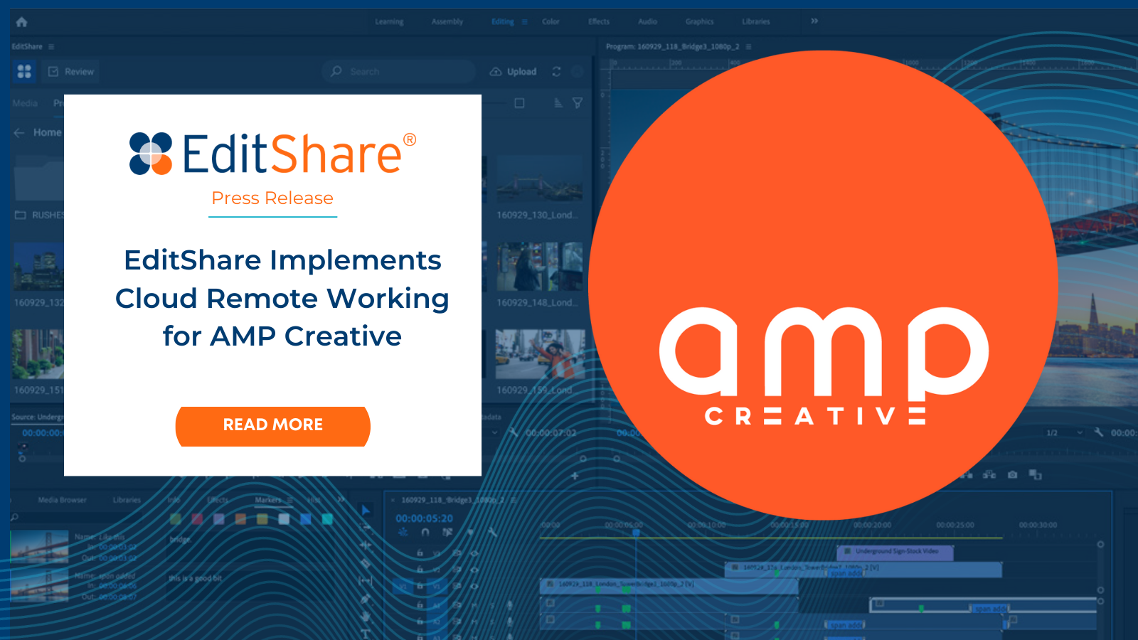 EditShare Implements Cloud Remote Working For AMP Creative | EditShare
