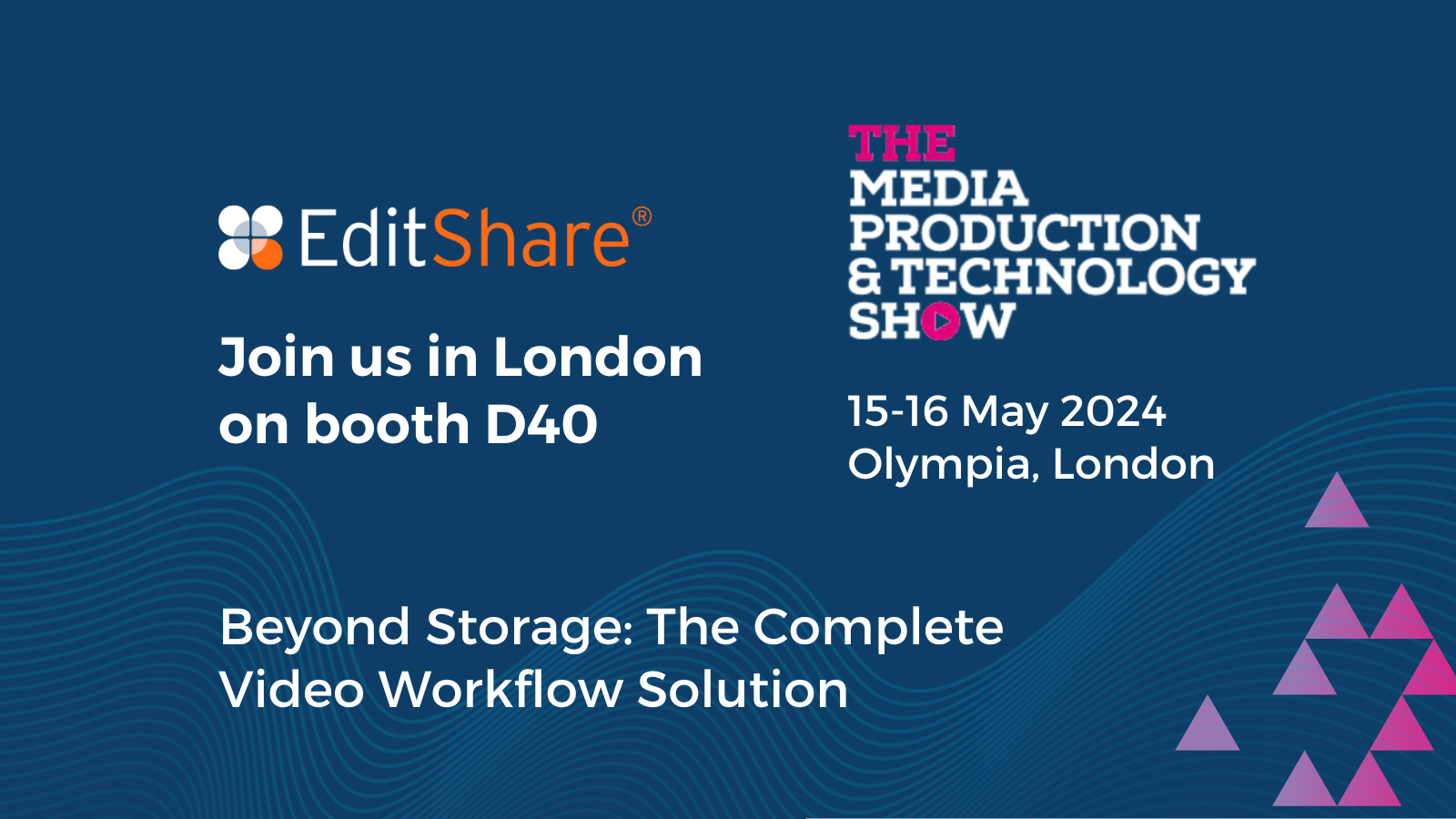EditShare Goes Beyond Storage at MPTS | EditShare